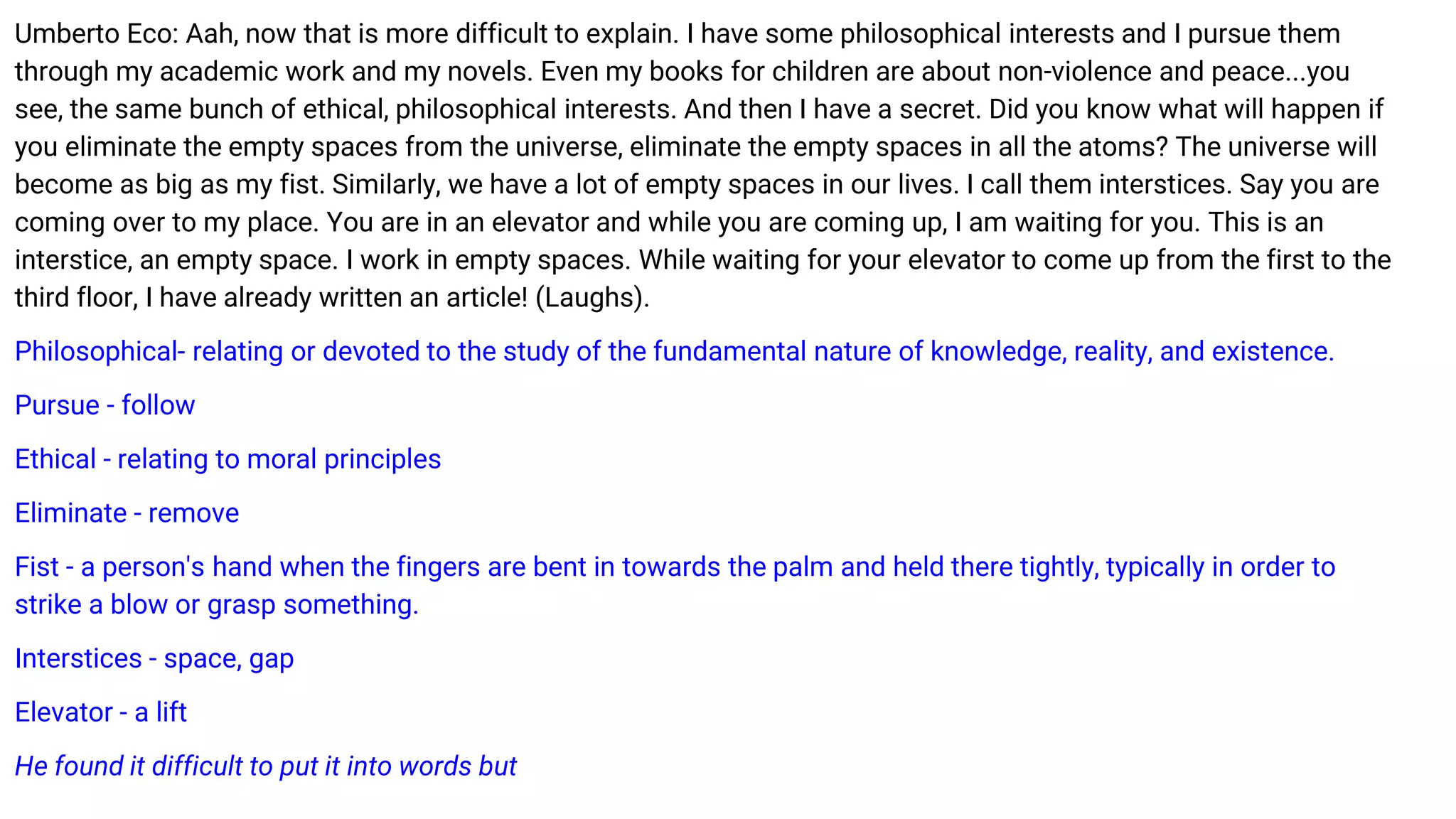 The interview STD 12 | PPTX