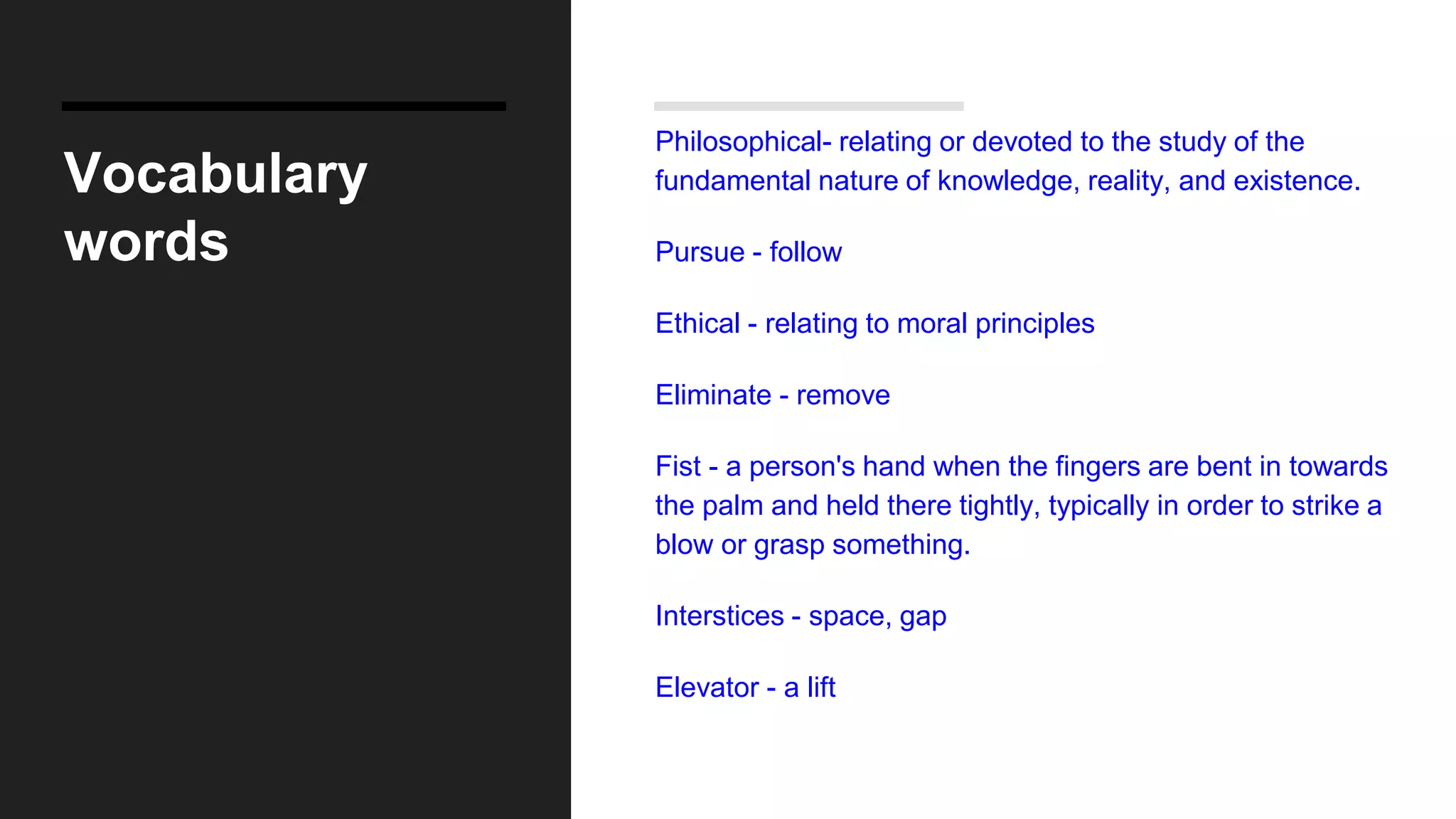 The interview STD 12 | PPTX