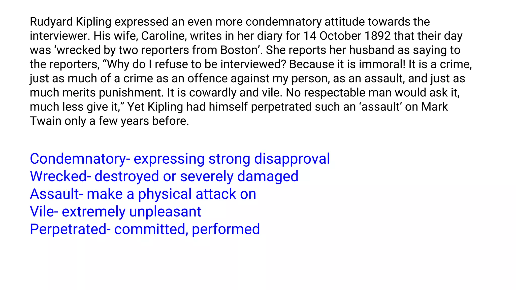 The interview STD 12 | PPTX