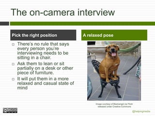 On-camera interview tips | PPT