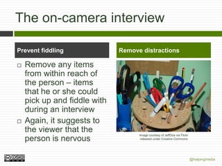 On-camera interview tips | PPT