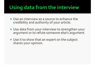 The Interview Paper | PPT