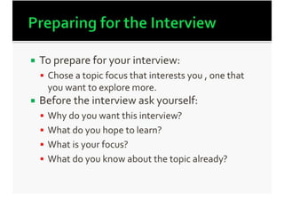 The Interview Paper | PPT