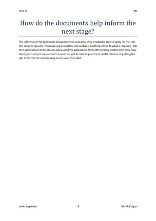 The interview process | PDF