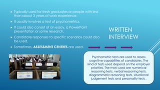 The interview process | PDF