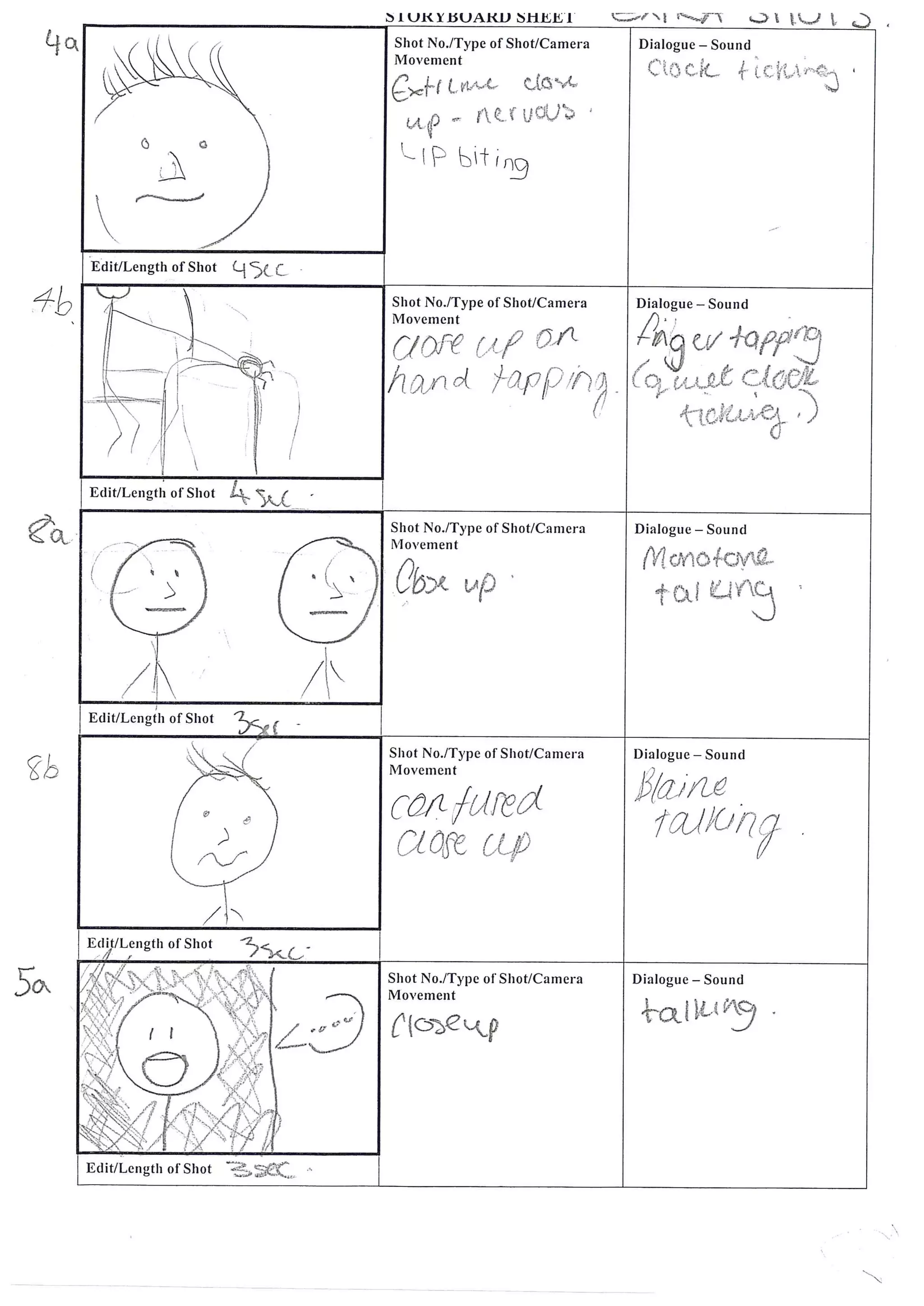 The Interview - Story Board | PDF