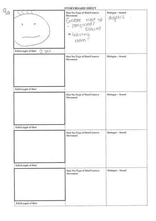 The Interview - Story Board | PDF