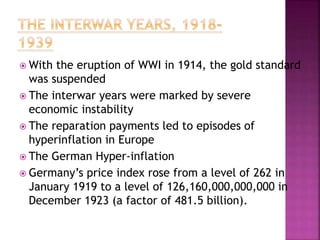 The inter war years | PPTX