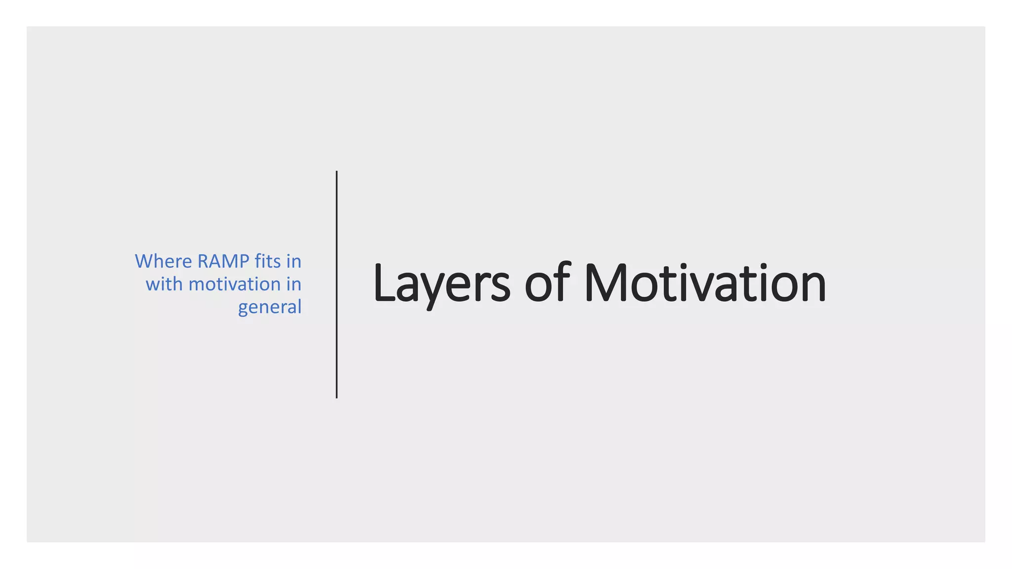 The Intrinsic Motivation RAMP for Gamification | PPTX