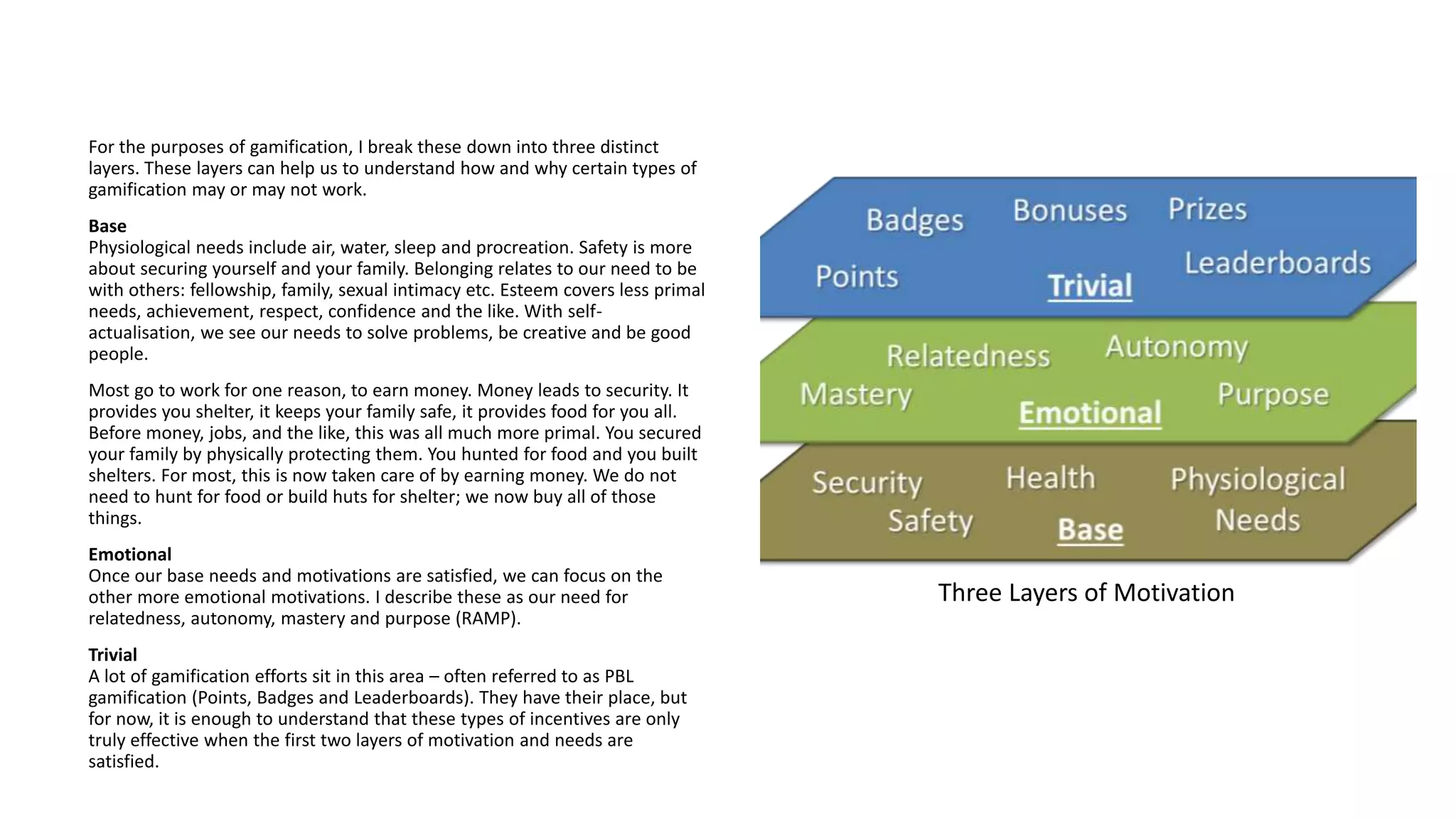 The Intrinsic Motivation RAMP for Gamification | PPTX