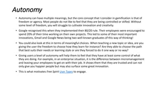 The Intrinsic Motivation RAMP for Gamification | PPT