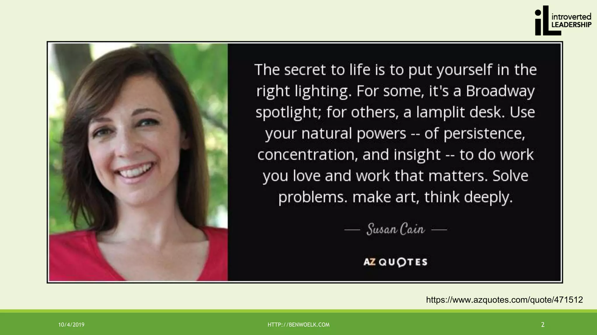 The Introvert in the Workplace--Strategies for Success | PPT