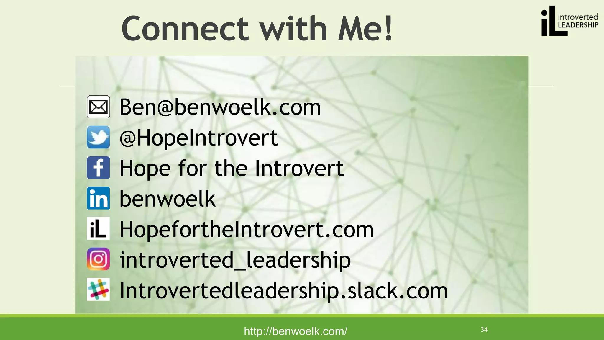 The Introvert in the Workplace--Strategies for Success | PPT