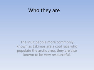 The inuits | PPTX