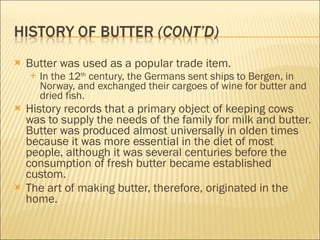 The invention of butter and the butter churn | PPT