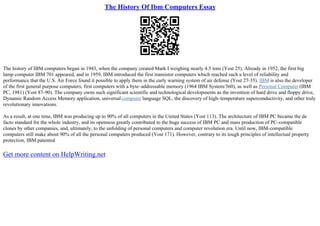 The Invention Of Modern Technology | PDF