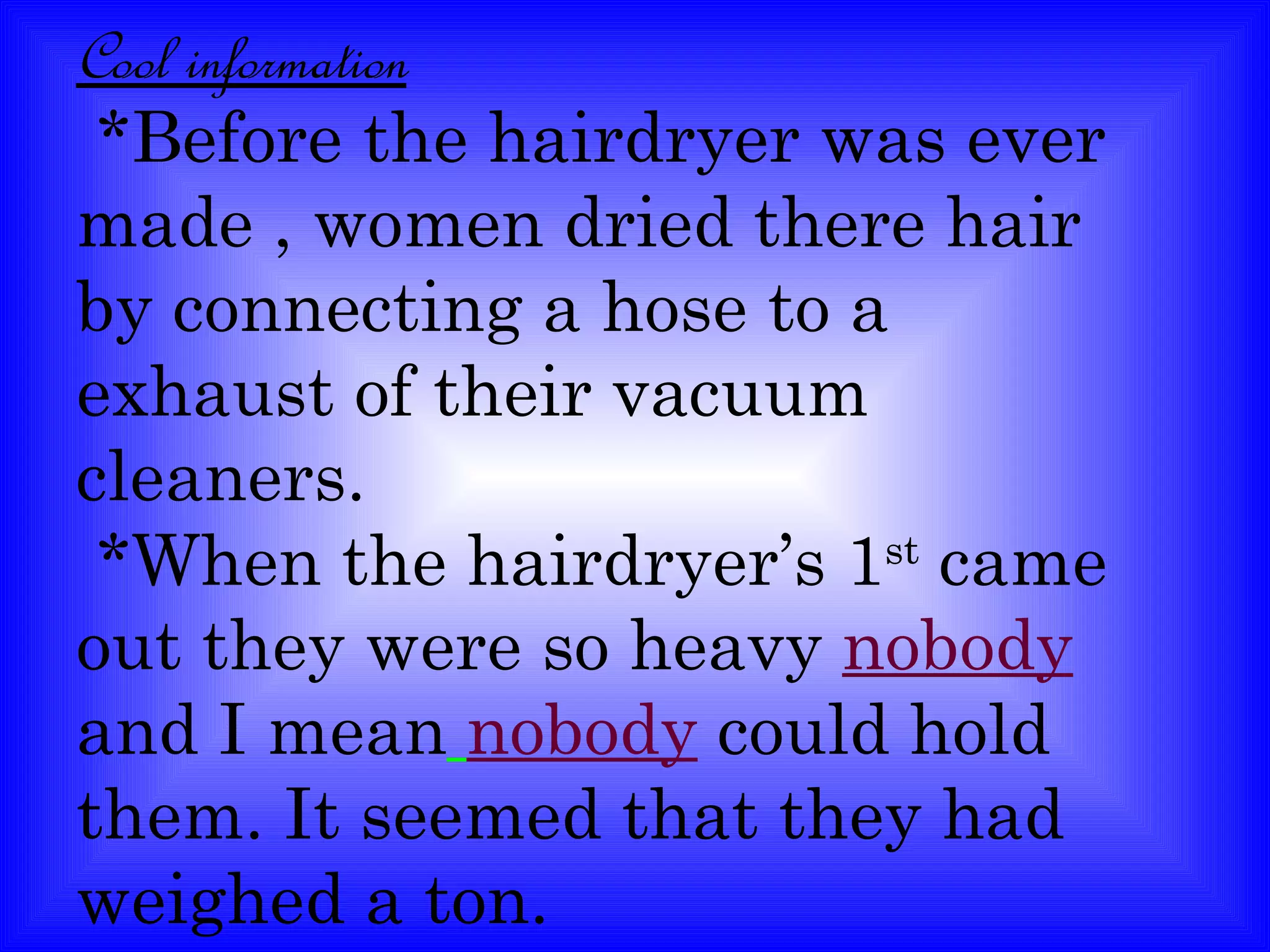 Hairdryer | PPT