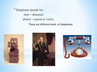 The invention of the telephone | PPTX