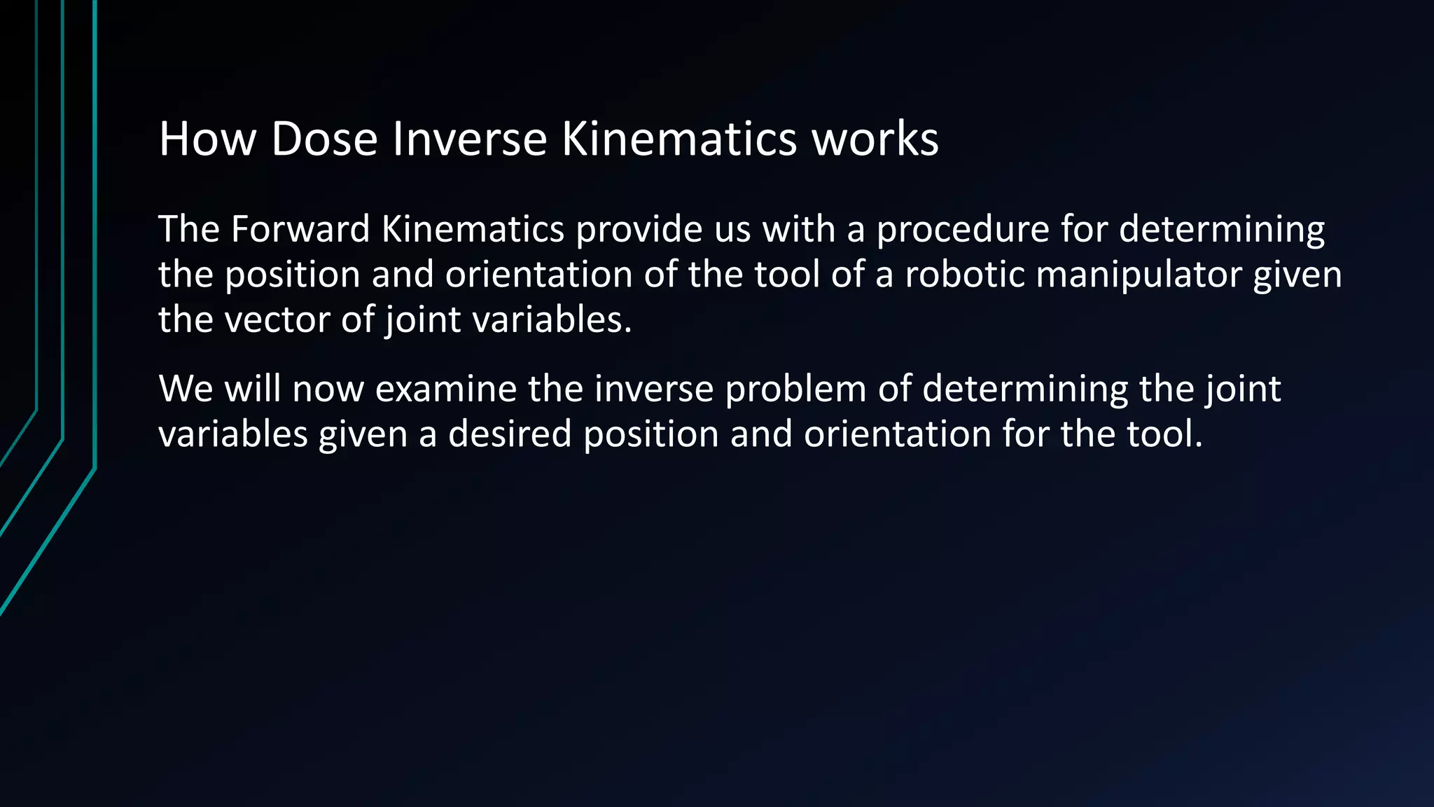 The inverse kinematics problem - Aiman Al-Allaq | PPTX