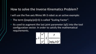The inverse kinematics problem - Aiman Al-Allaq | PPTX