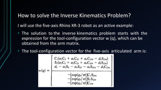The inverse kinematics problem - Aiman Al-Allaq | PPTX