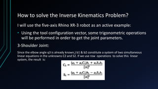 The inverse kinematics problem - Aiman Al-Allaq | PPTX