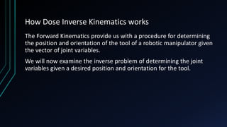 The inverse kinematics problem - Aiman Al-Allaq | PPTX