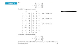 The Inverse of a Matrix | PPTX