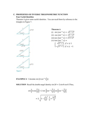 The inverse trigonometric functions | DOCX