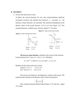 The inverse trigonometric functions | PDF