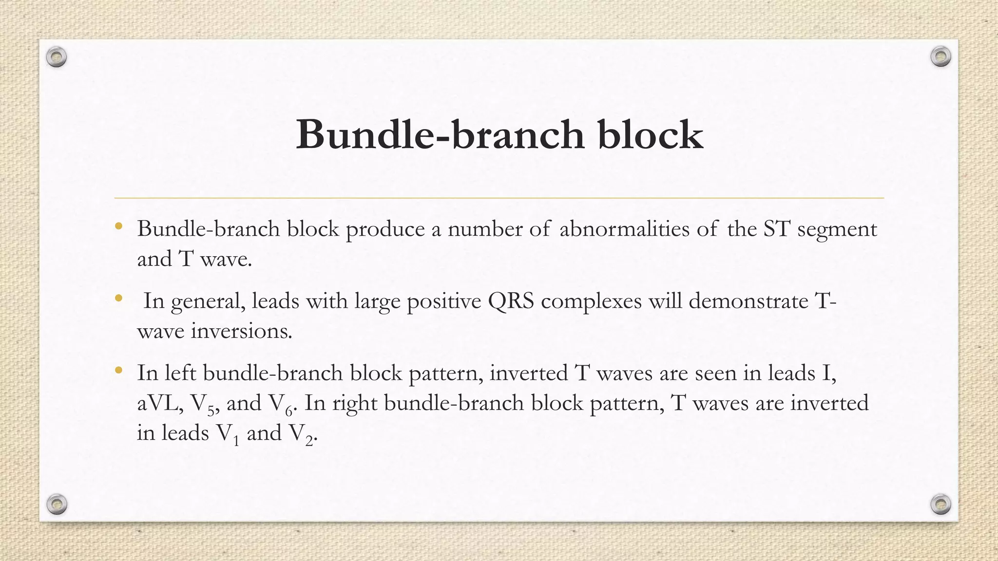ECG-T wave inversion , Dr. Malala Rajapaksha ,Cardiology unit,General ...