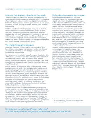 The Investigative Lab - Nuix | PDF | Databases | Computer Software and Applications