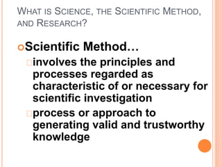 The investigatory project | PPTX