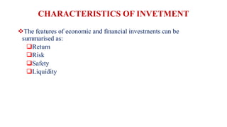 09 The Investment Environment - Part 1 | PPTX