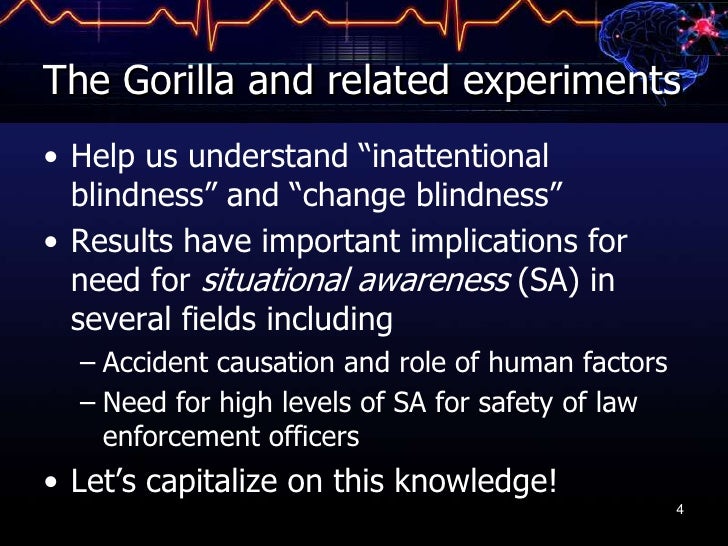 Implications of The Invisible Gorilla