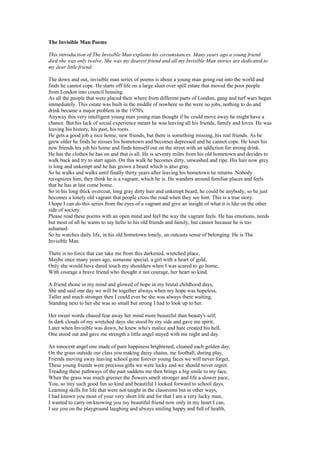 The invisible man poems | PDF