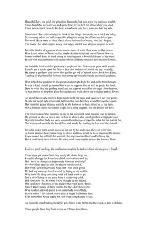 The invisible man poems | PDF