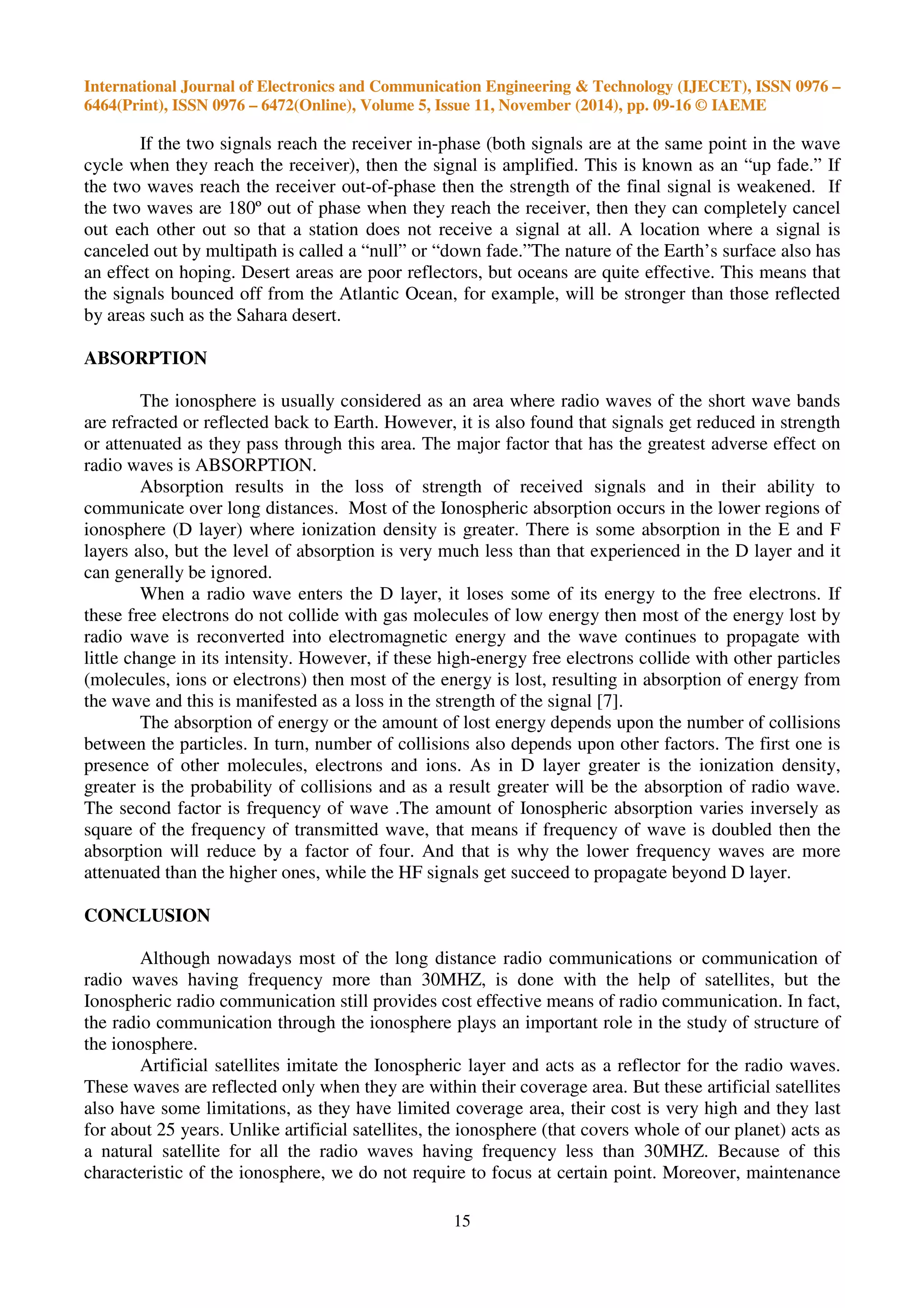 The ionosphere and radio propagation | PDF