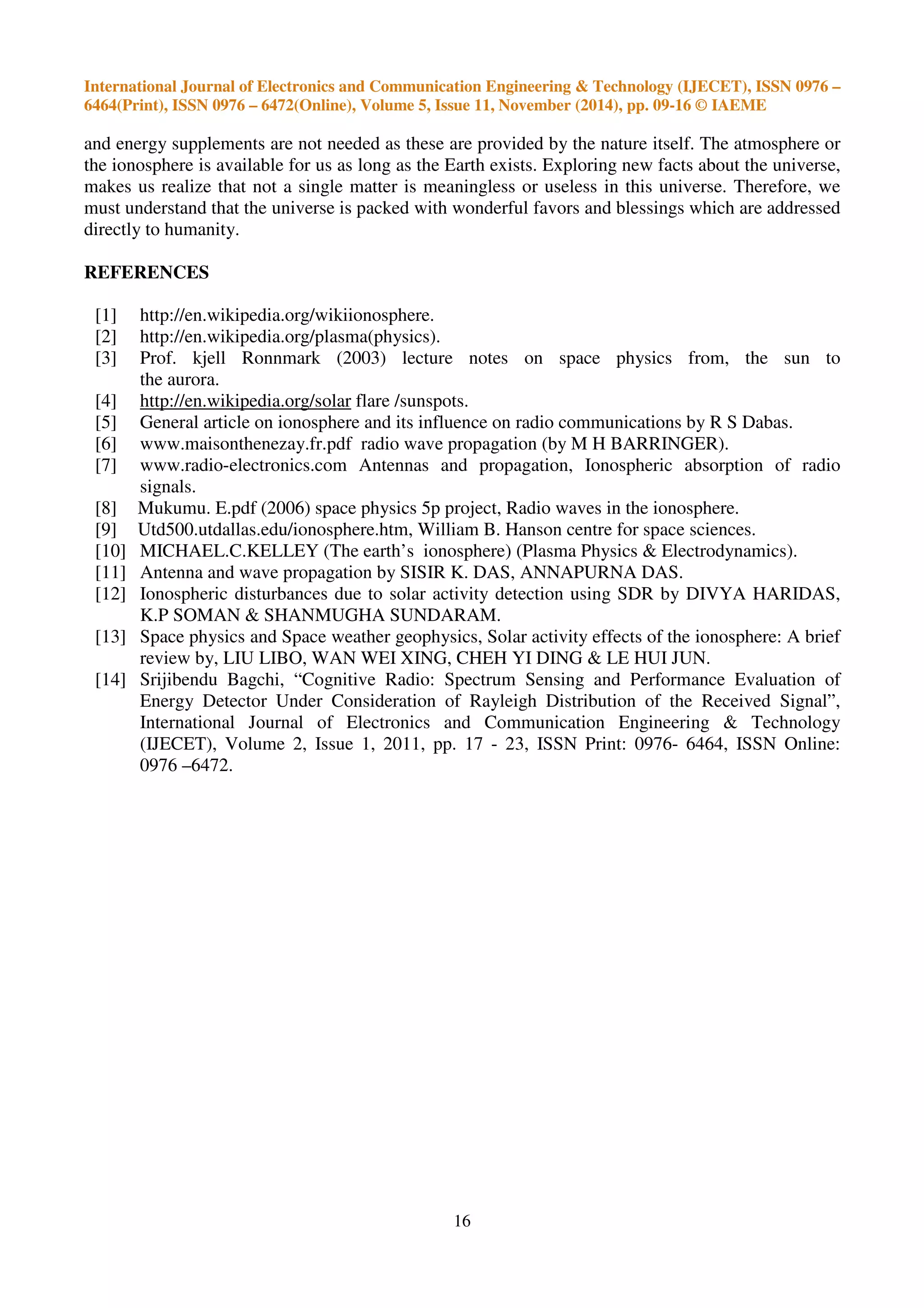 The ionosphere and radio propagation | PDF