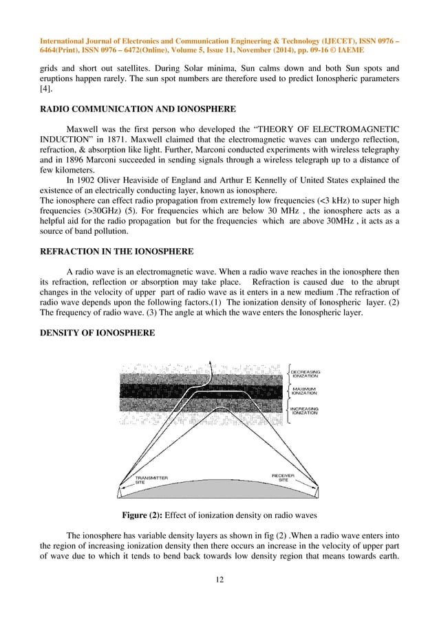The ionosphere and radio propagation | PDF
