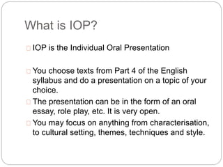 The IOP criteria | PPT