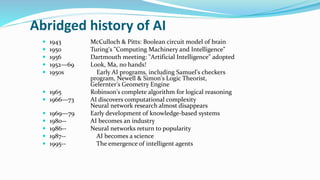 The IOT Academy Training for Artificial Intelligence ( AI) | PPT