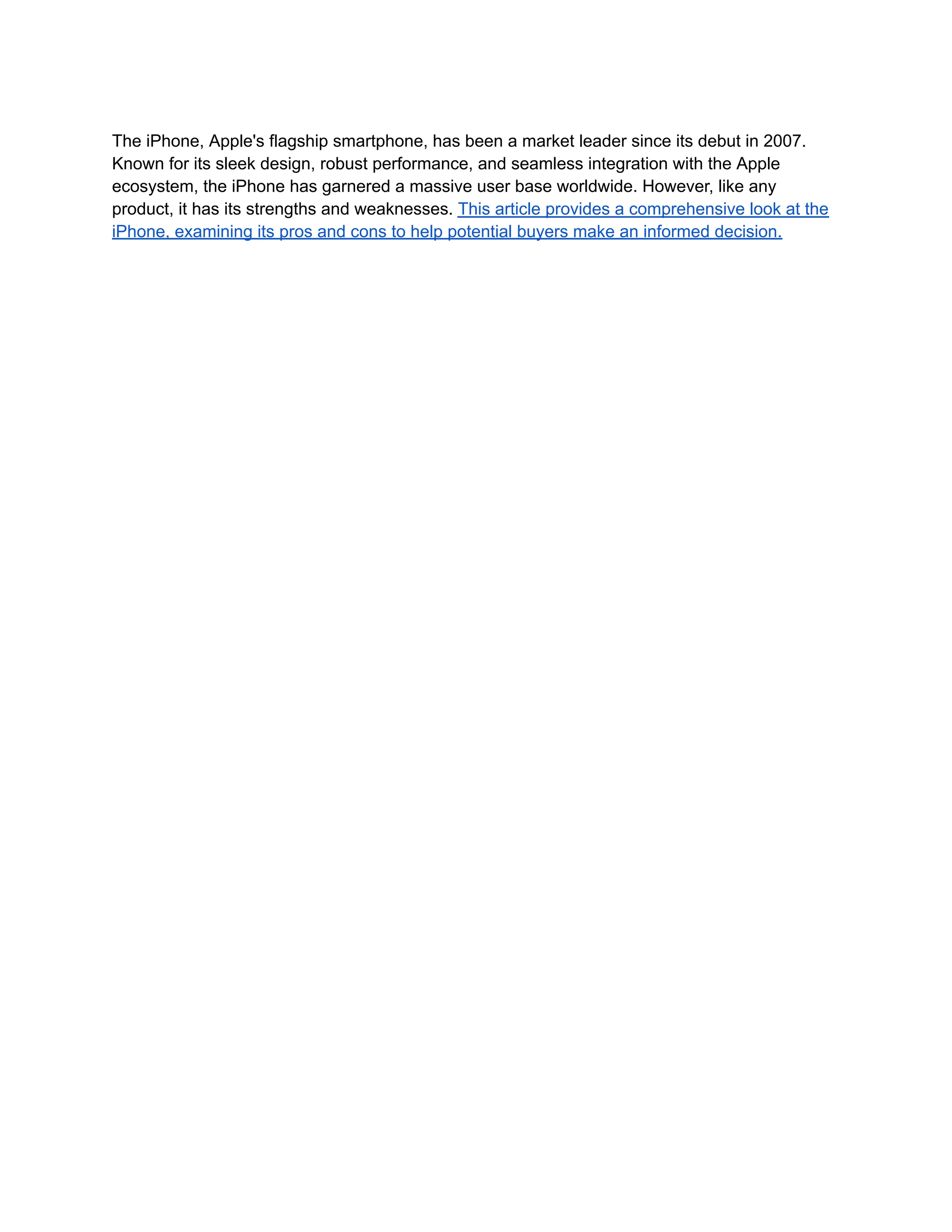 The iPhone_ A Detailed Look at Its Pros and Cons.pdf