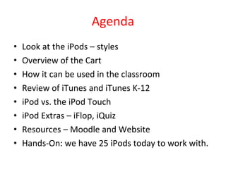 The I Pod Cart And The Classroom | PPT
