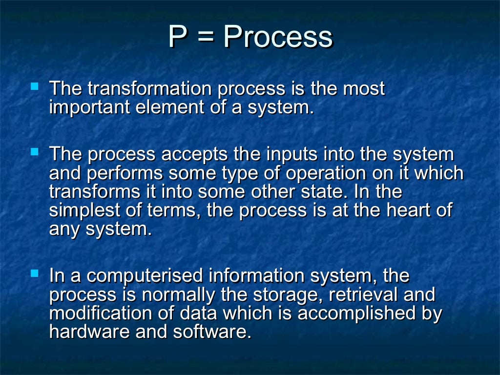 The IPO Model of Evaluation (Input-Process-Output)