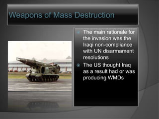 The iraq war | PPTX
