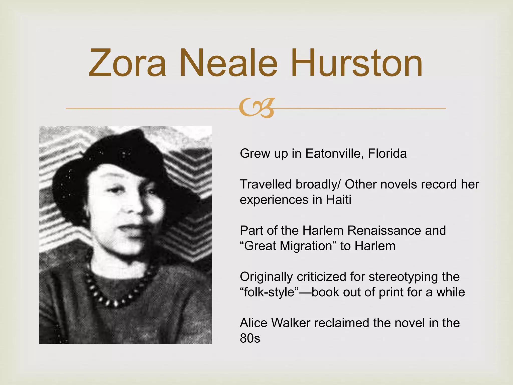 Their Eyes Were Watching God | PPTX