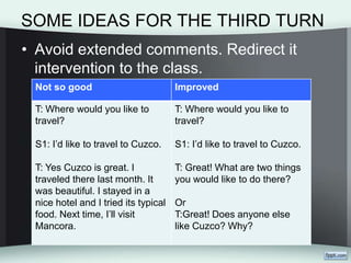 The irf interaction pattern in classroom observation | PPTX
