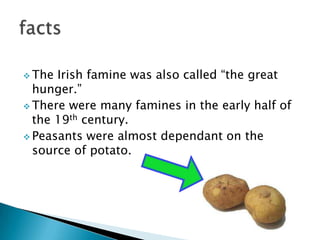 The irish famine | PPTX