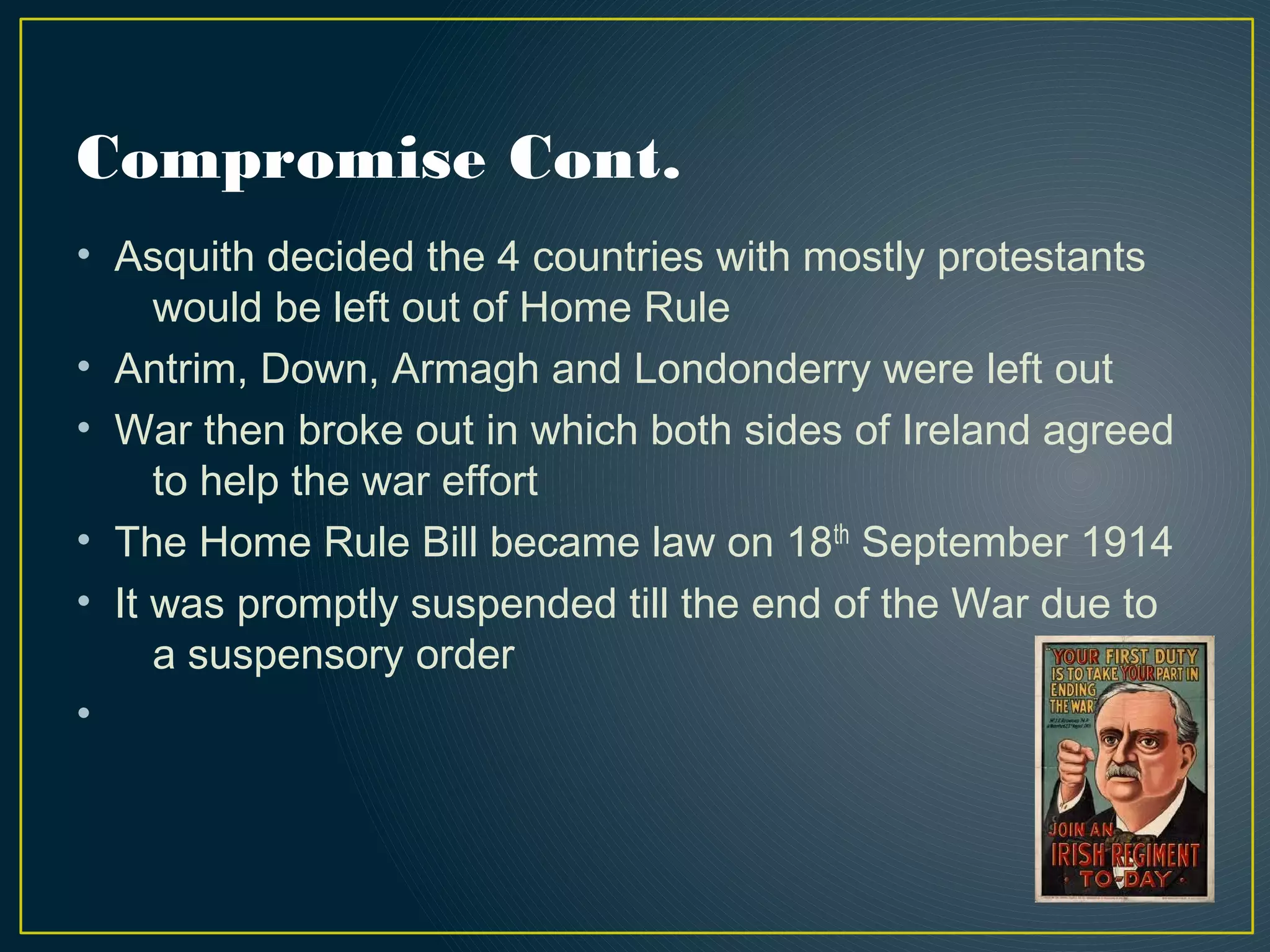 The irish home rule | ODP
